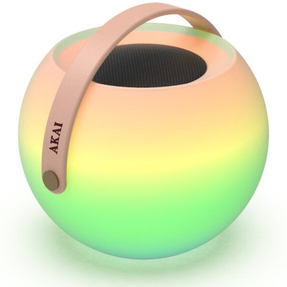 Boxa portabila Akai CS6 SHINE, 5W, Bluetooth, Lumini LED - eMAG.ro