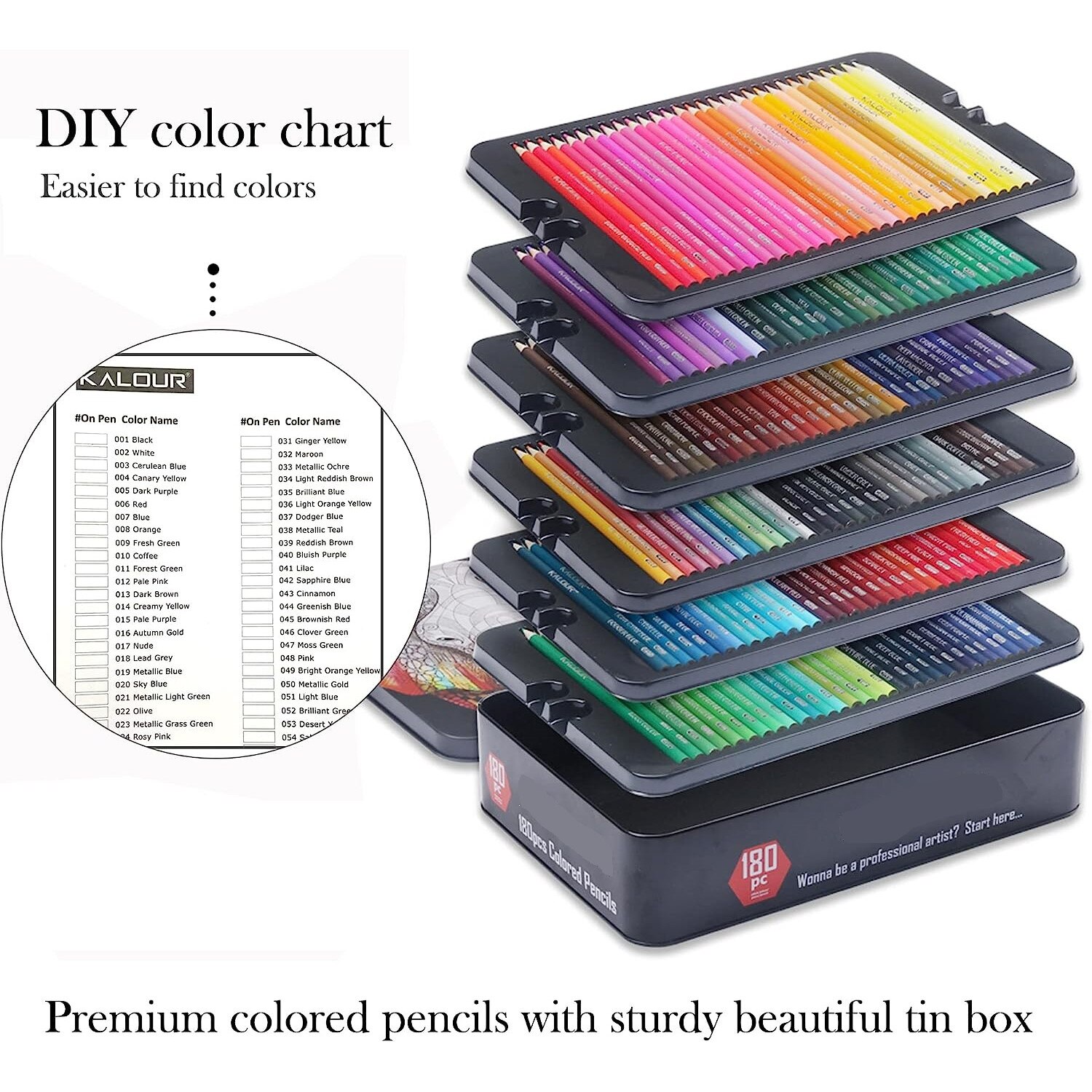 Set creioane colorate, Excitat, 180 Piese, Multicolor - eMAG.ro