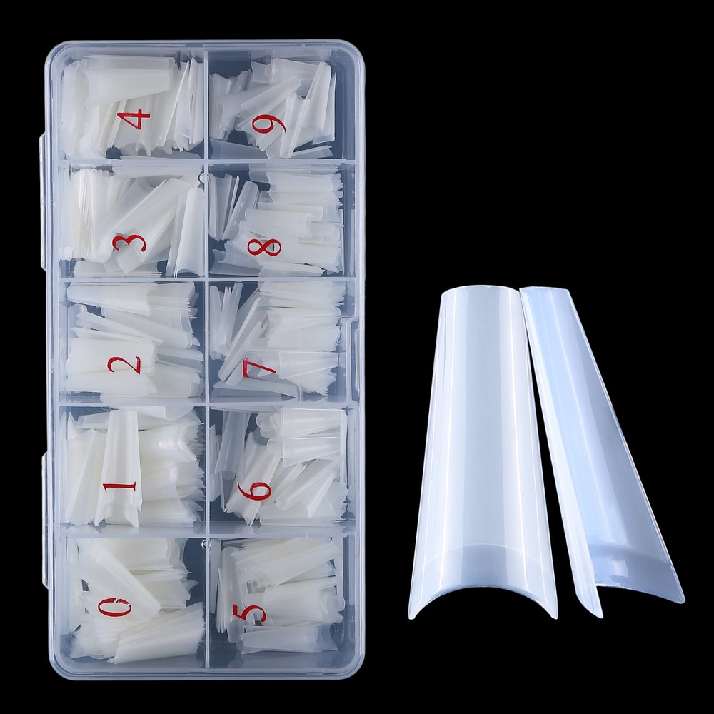 Set 500 tipsuri, 10 Dimensiuni, Alb - eMAG.ro