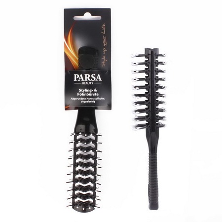Perie Parsa Beauty Essential dubla cu gauri de aer si pin de plastic ...