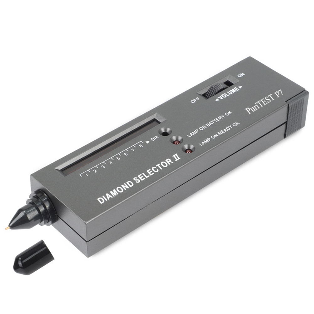 Tester profesional de diamant, LCD, DC 9V, Diamond Selector II, Negru ...