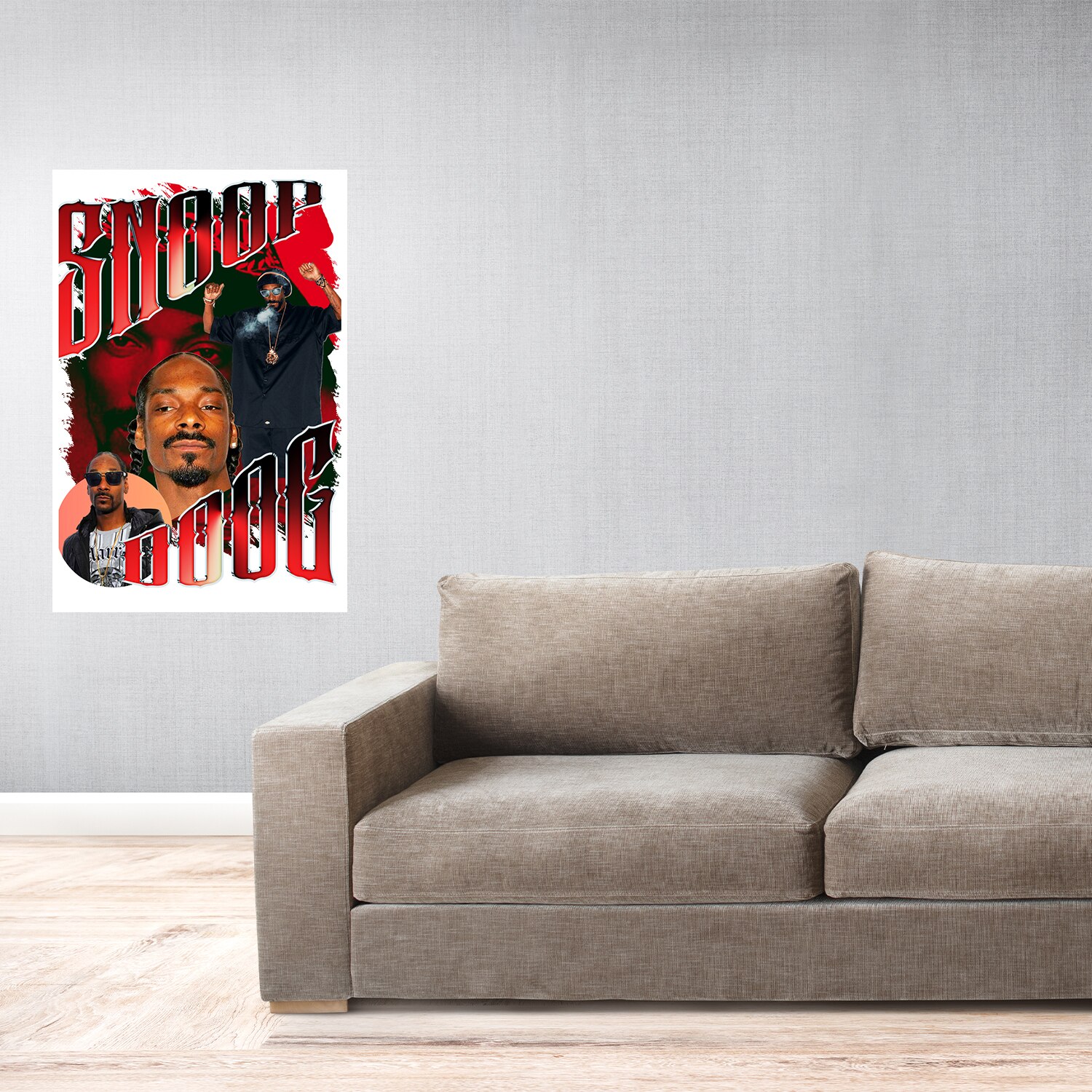 Sticker decorativ perete, Snoop Dog model 8, lungime 35 cm - eMAG.ro