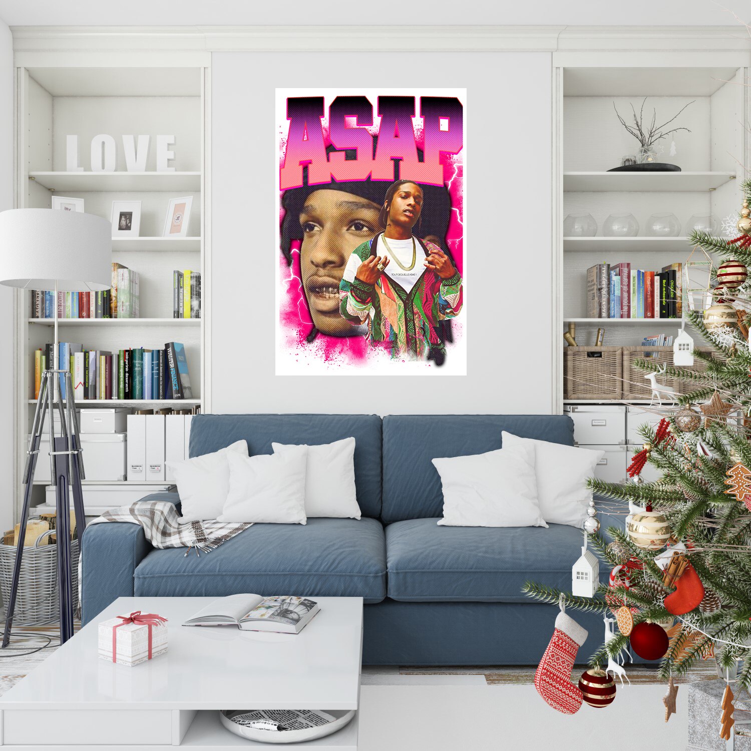 Sticker decorativ perete, ASAP ROCKY model 9, lungime 40 cm - eMAG.ro