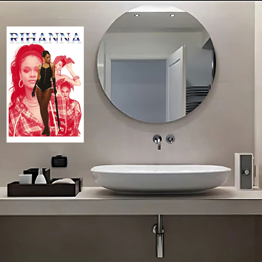Sticker decorativ perete, Rihanna keep your eyes on the finish line ...