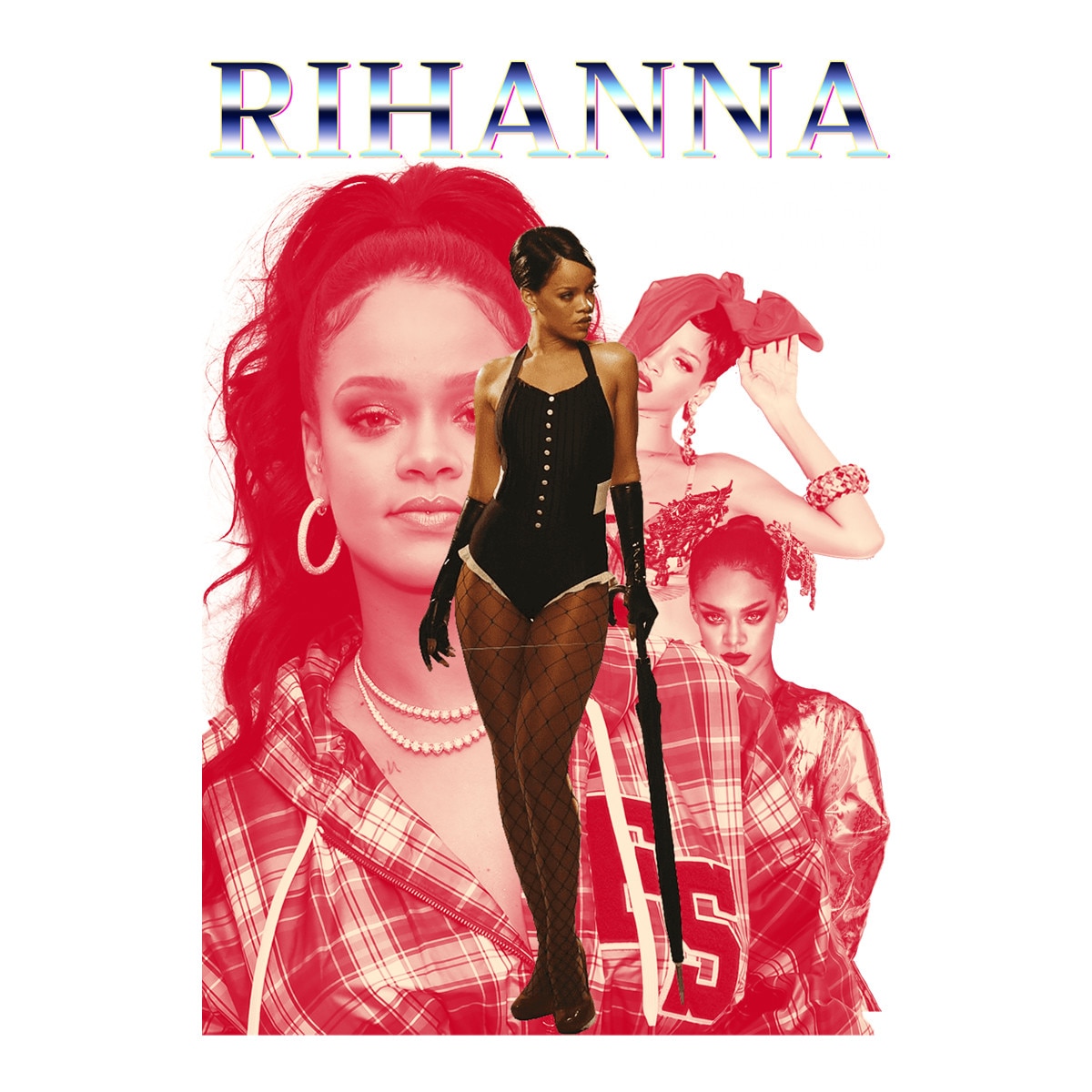 Sticker decorativ perete, Rihanna keep your eyes on the finish line ...