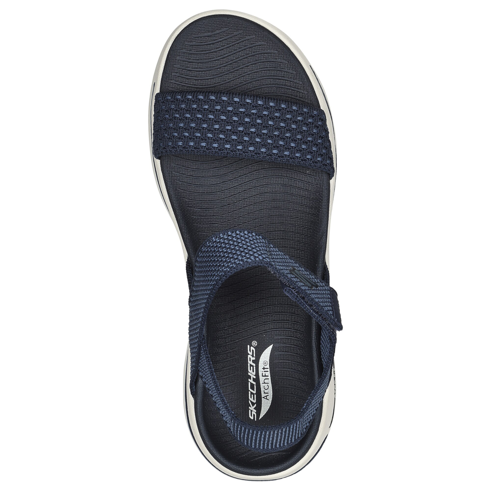 Sandale dama GO WALK ARCH FIT SANDAL POLIS 140264 NAVY, Skechers, 36 EU ...