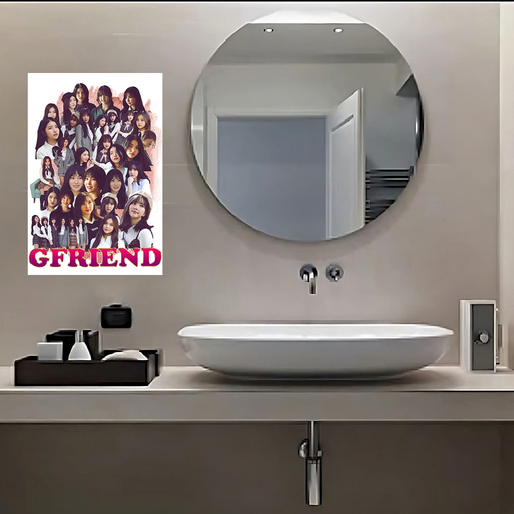 Sticker decorativ perete, K-Pop - Gfriend, lungime 35 cm - eMAG.ro