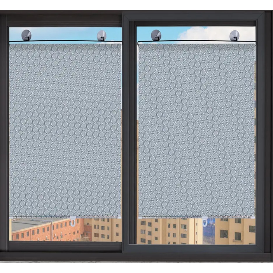 Parasolar auto cu ventuze, retractabil, argintiu, 68 cm x 125 cm ...