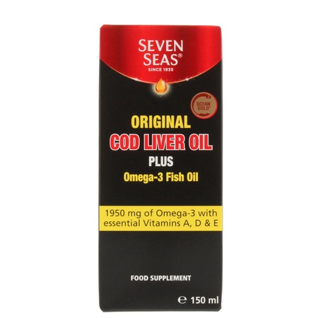 Ulei din ficat de cod plus Omega 3, 150ml - eMAG.ro