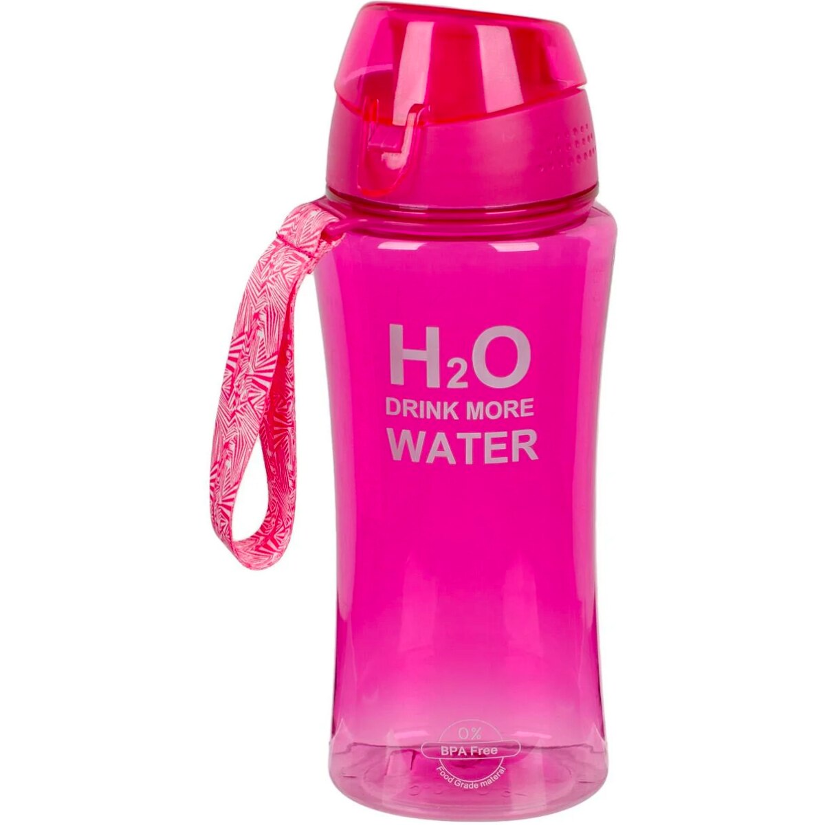 Sticla cu tub de gheata, pentru apa, Roz, 480 ml - eMAG.ro