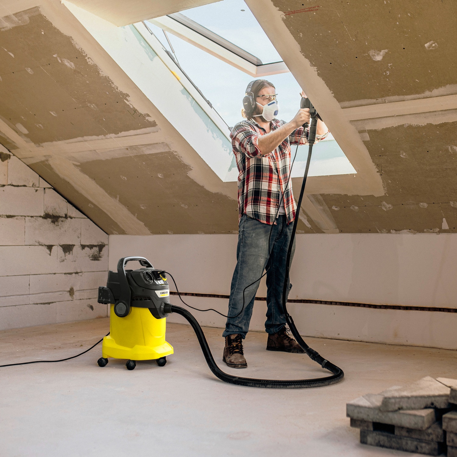 Multifunkciós porszívó Karcher KWD 6 3 V-25/6/22, 1300W, 25l, tömlő 2 ...