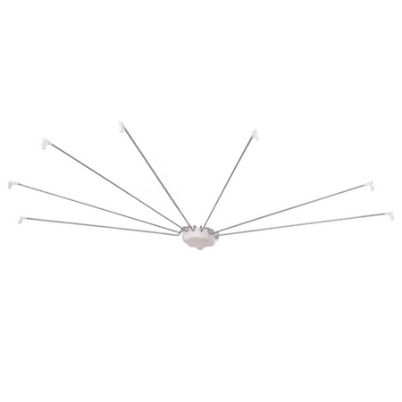 Suport perdea de dus in forma de umbrela Timeless Tools, pliabil ...