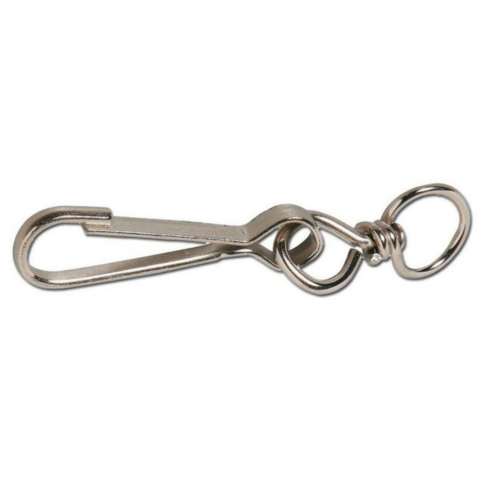 Carabinier cu arc pivotant, 60 mm, Argintiu - eMAG.ro