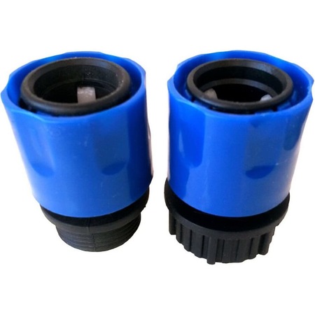 Adaptoare pentru furtunuri de gradina, Plastic, 2 buc - eMAG.ro