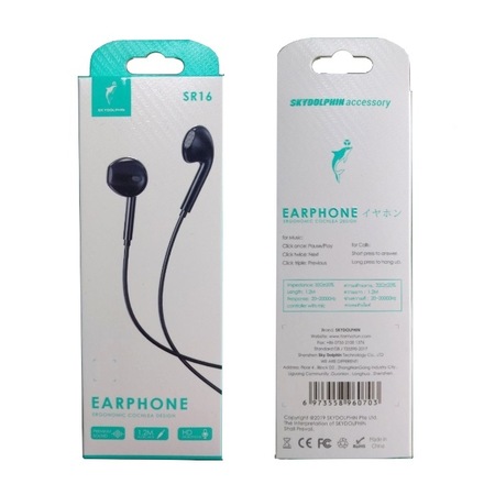 Слушалки с микрофон SkyDolphin SR16, Черен - eMAG.bg