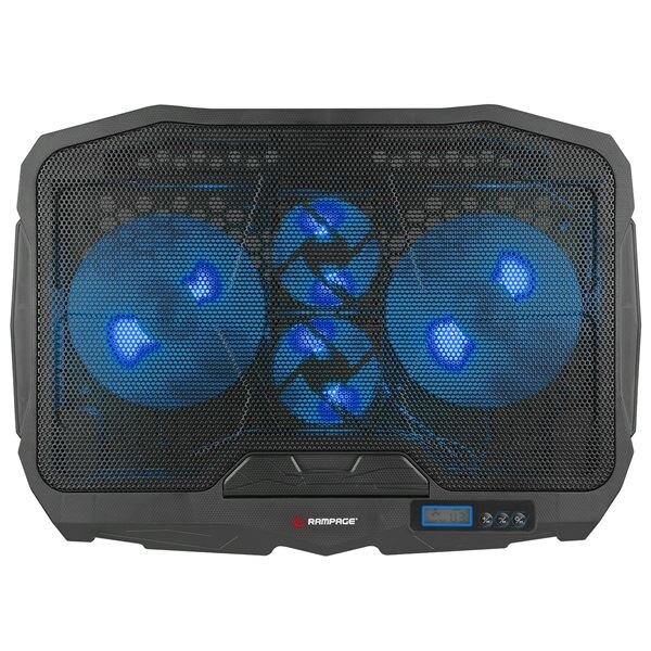 Cooler, Rampage, 17" Cooler, Pentru notebook, Negru - eMAG.ro