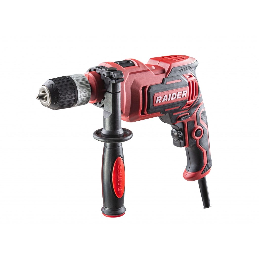 Masina de gaurit cu percutie 750W 13mm mandrina rapida RAIDER RD-ID45 ...