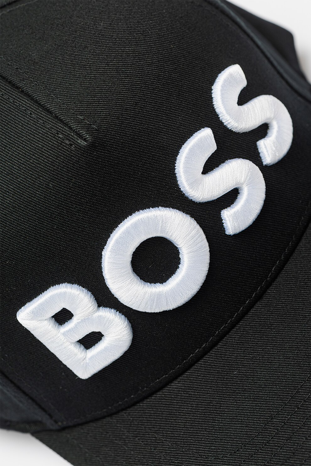 BOSS, Sapca cu broderie logo Sevile, Negru, Alb - eMAG.ro