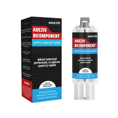 Adeziv Eelhoe bicomponent pentru metale, 100g - eMAG.ro