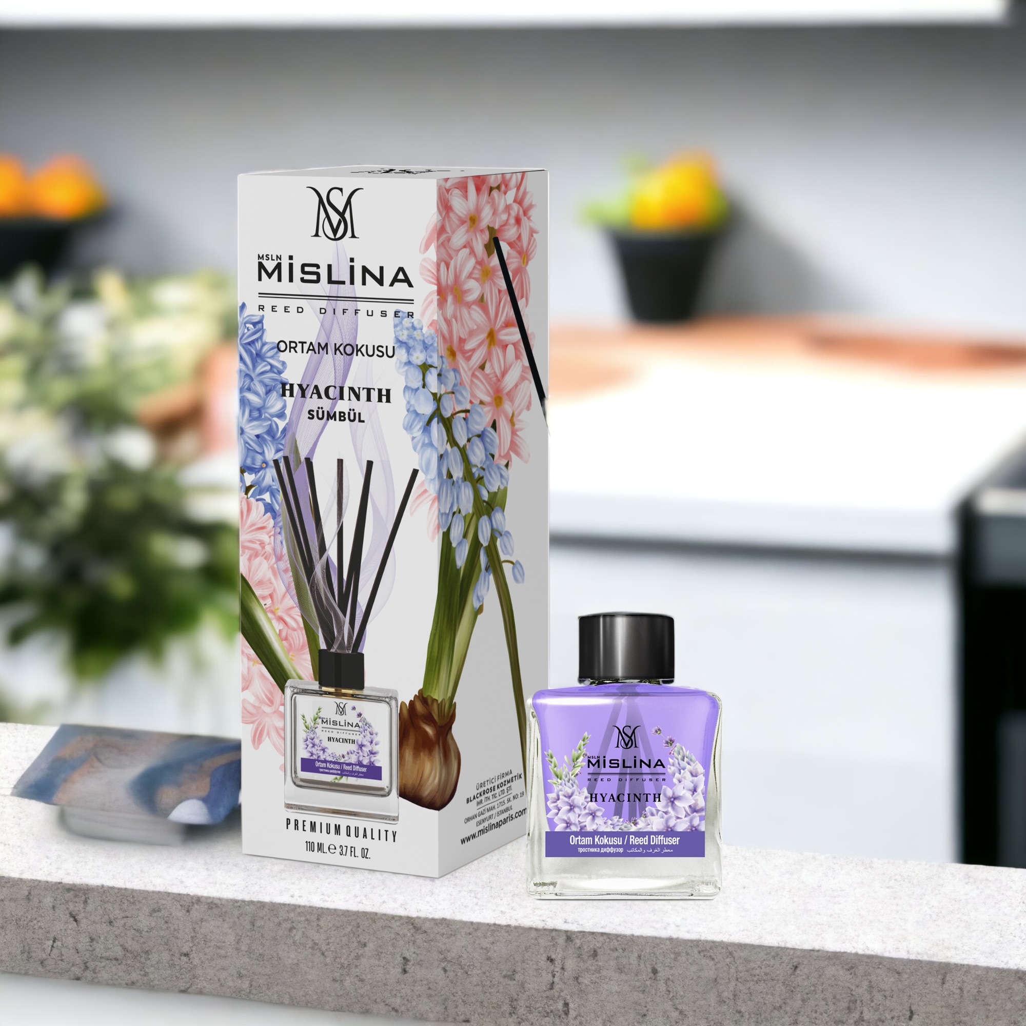 Odorizant de camera cu betisoare, 110 Ml Zambila - eMAG.ro