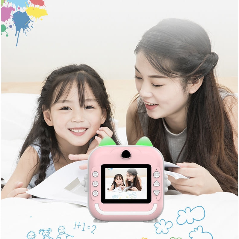 Camera instantanee pentru copii Mini imprimanta termica, idepet®, si3 ...