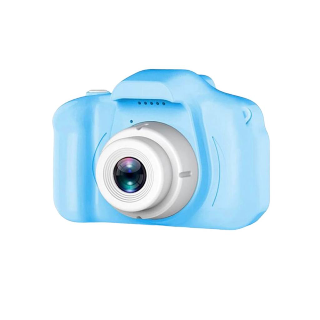 Camera foto copii, baterie Li-Ion, LCD HD 2″, Albastru - eMAG.ro