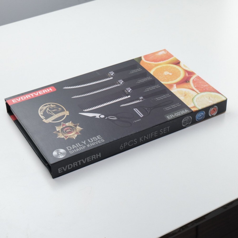 Set Cutite 6 Piese Pentru Bucatarie din otel inoxidabil - eMAG.ro