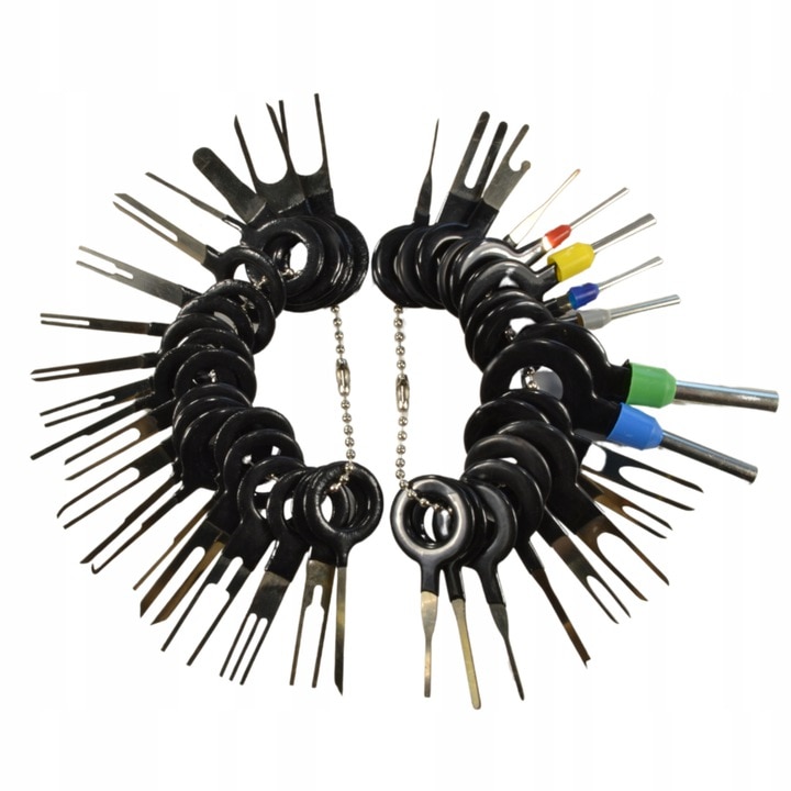 Set 38 chei extractoare deconectare pini mufe conectori electrici auto ...
