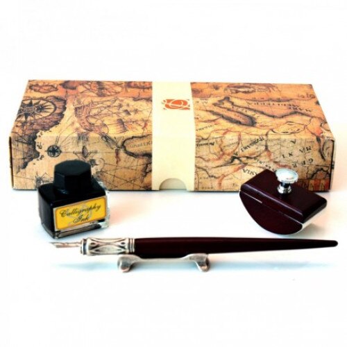 Set de scris "Old writing" cu accesorii - eMAG.ro