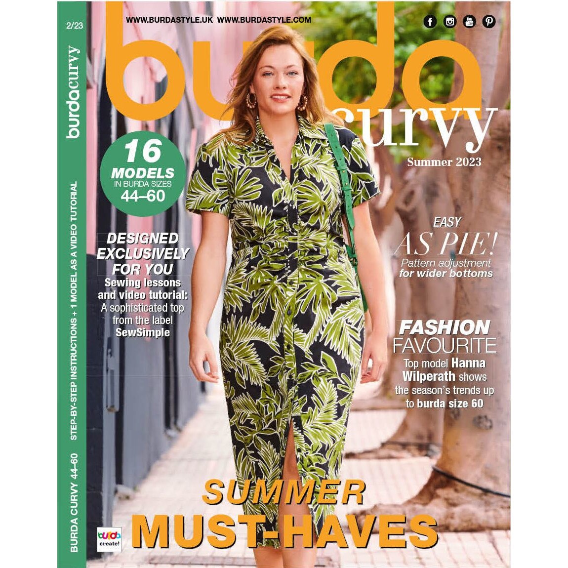 Revista Burda Plus, Curvy vara 2/2023 editata in limba germana - eMAG.ro
