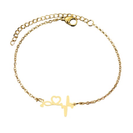 Bratara dama, model batai de inima, pandantiv inimioara, reglabila ...