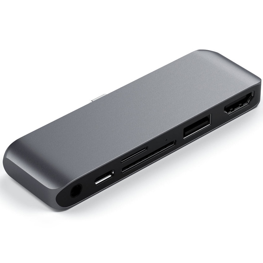 Satechi USB-C Mobile Pro hub SD adapter iPad számára, 1 x USB-C PD, 1 x ...