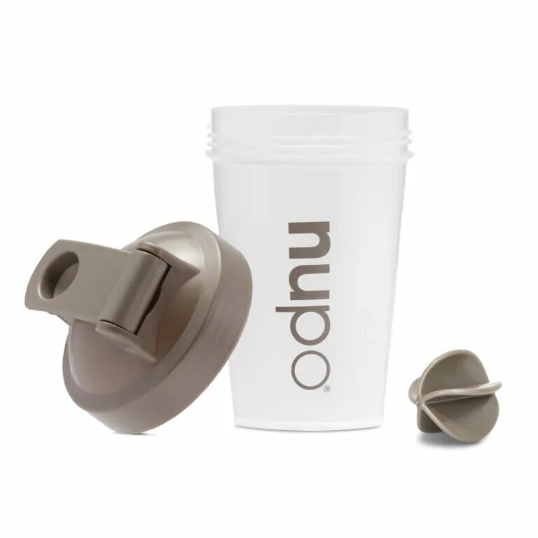 Shaker, Nupo, plastic, alb transparent, 600 ml - eMAG.ro