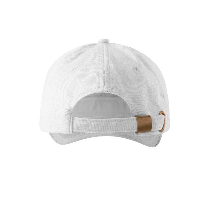 Sapca personalizata unisex reglabila culoare alba, DAD - Pop Radu ...