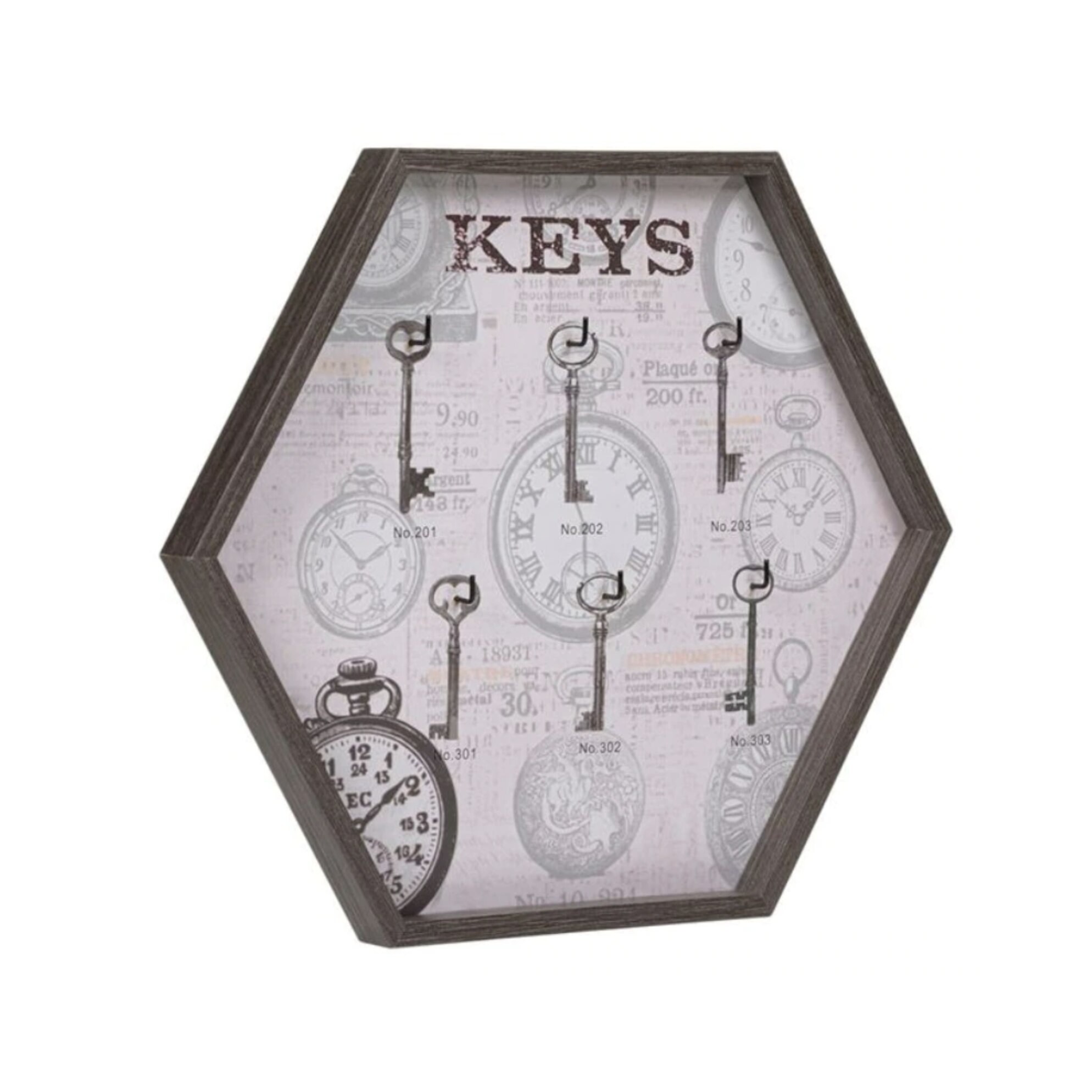 Suport pentru chei vintage, decoratiune de perete, dimensiuni 33 x 2.5 ...