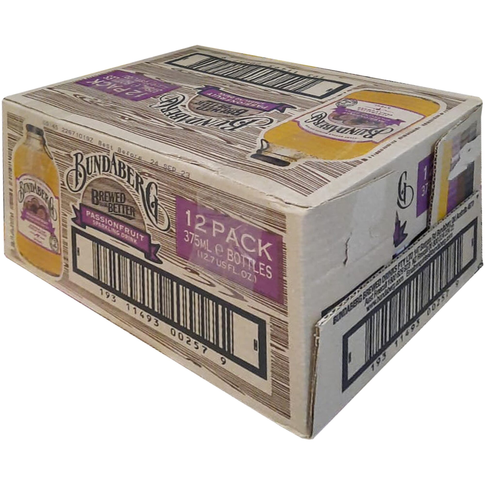 Bere Bundaberg fara alcool aromatizata cu fructul pasiunii 12 x 375ml ...