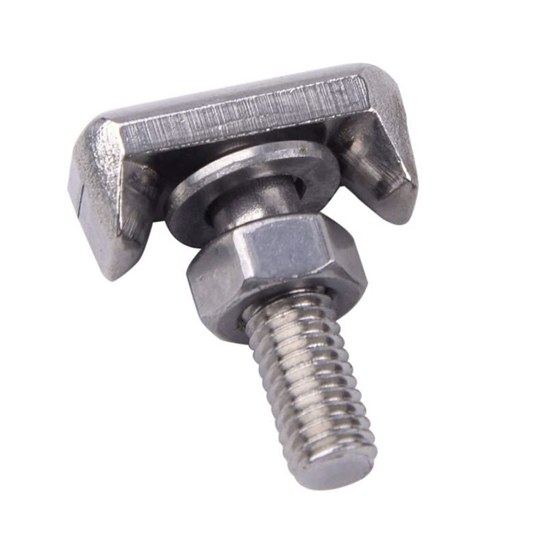 Set 4 suruburi, Inox, 27.5 x 21.5 x 6 mm, Argintiu - eMAG.ro