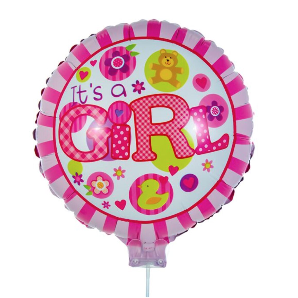 Balon It's a girl cu dimensiuni de 42x30 cm, multicolor - eMAG.ro