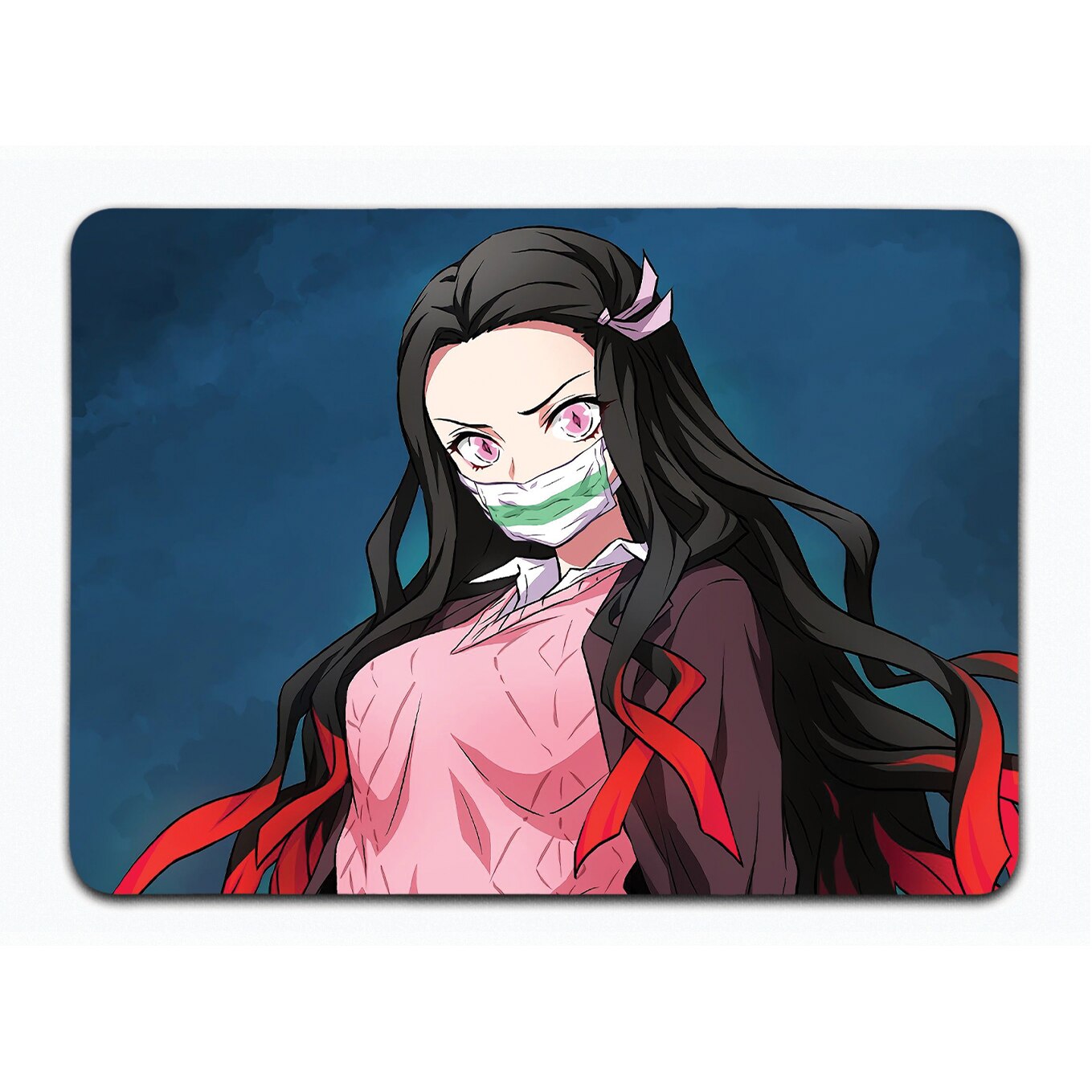 Mousepad Nezuko Kamado, Anime Demon Slayer, Baza antiderapanta, 27.7 x ...