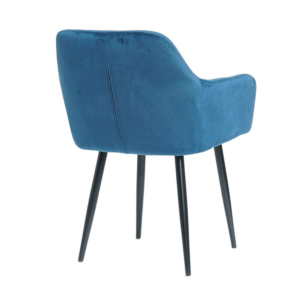 Scaun tip fotoliu, living/ dining, tapiserie catifea, cadru metalic ...