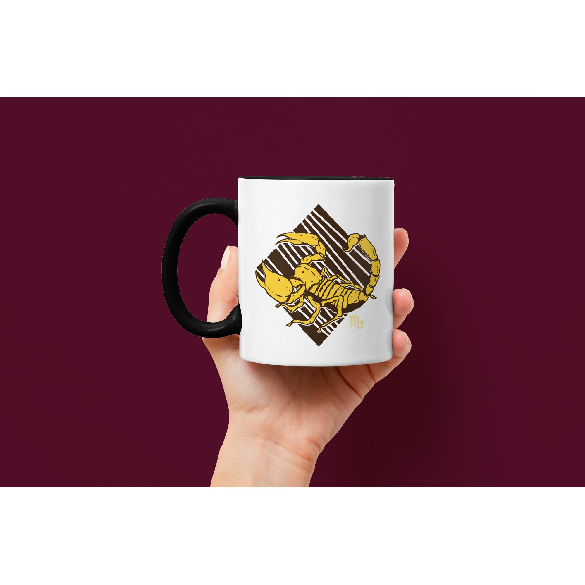 Cana Cu Semn Zodiac, Semn Simbolic Scorpion, Scorpio, Iubitorii De ...