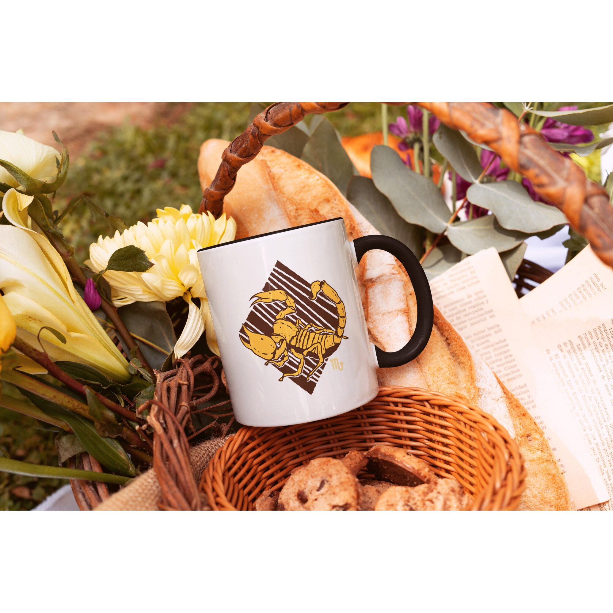 Cana Cu Semn Zodiac, Semn Simbolic Scorpion, Scorpio, Iubitorii De ...