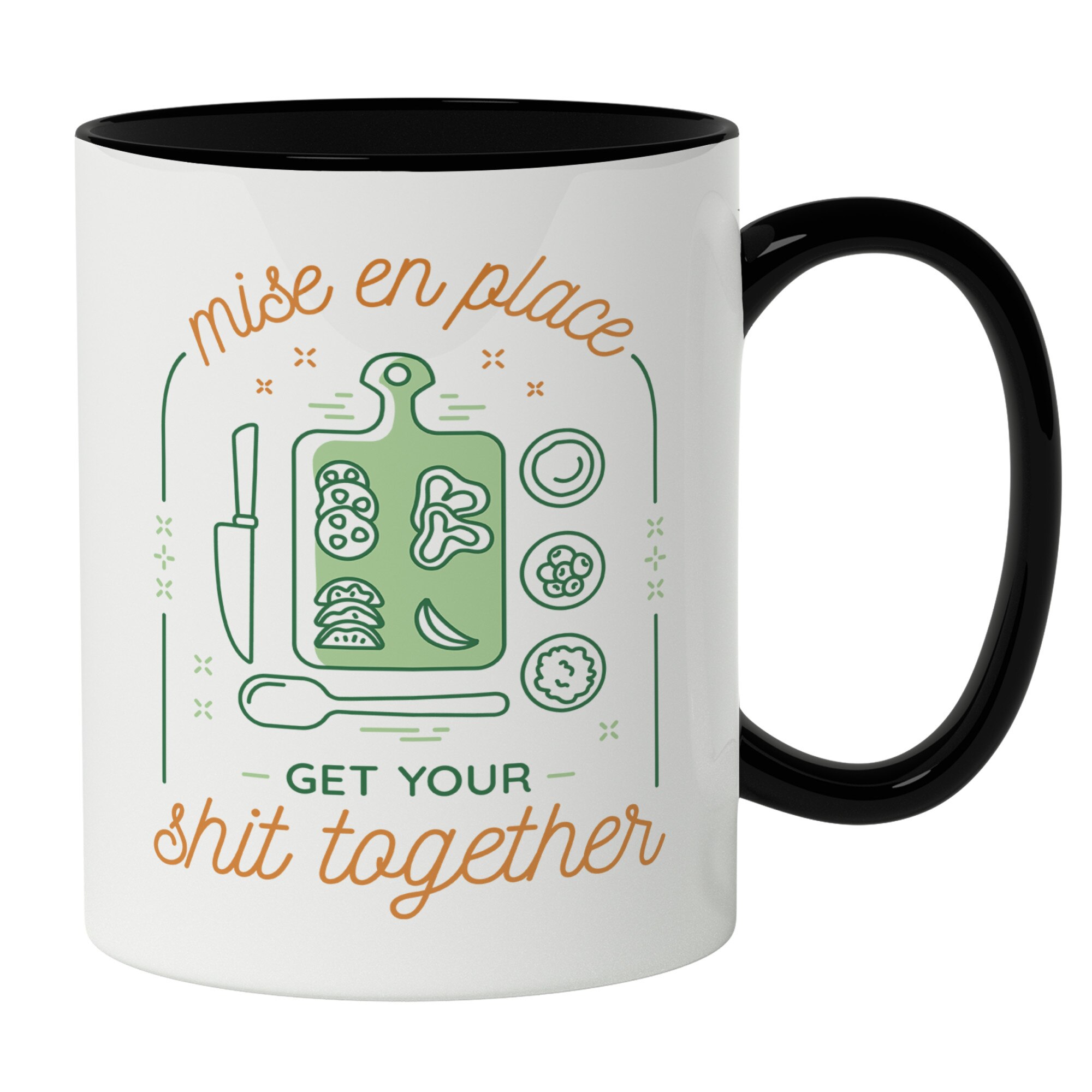 Cana Cu Tocator De Bucatarie, Mesaj Mise En Place Ghet Your S ...