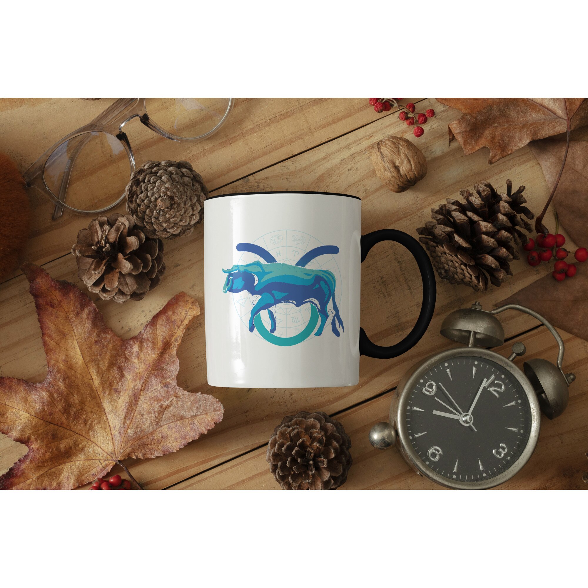 Cana Cu Semn Zodiac Taur, Animal Albastru Semn Simbolic Taurus, Mituri ...