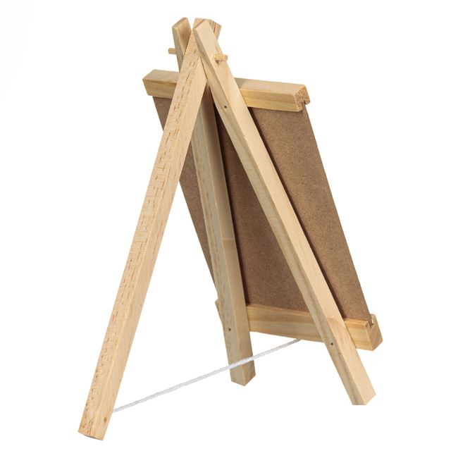 Tabla decorativa cu sevalet, lemn, negru, 9 x 20 cm - eMAG.ro