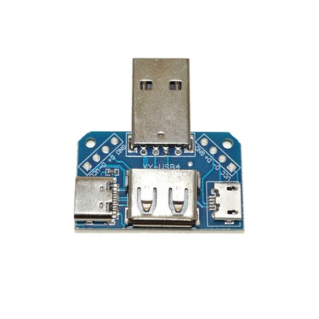 Modul adaptor Micro USB, USB A soclu, USB A mufa, USB C OKY3447-9 - eMAG.ro