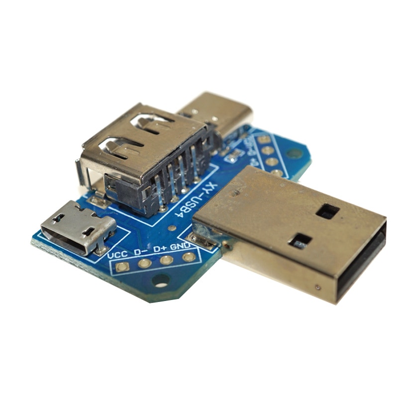 Modul adaptor Micro USB, USB A soclu, USB A mufa, USB C OKY3447-9 - eMAG.ro