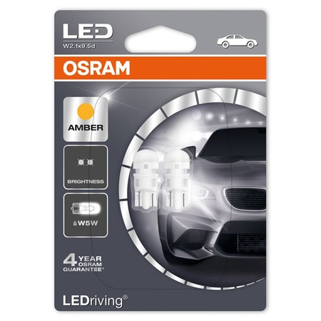 Set 2 becuri auto, Osram, LED, 12 V - eMAG.ro