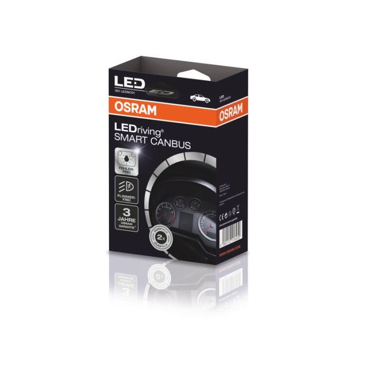 Set 2 becuri auto, Osram, Canbus, LED - eMAG.ro