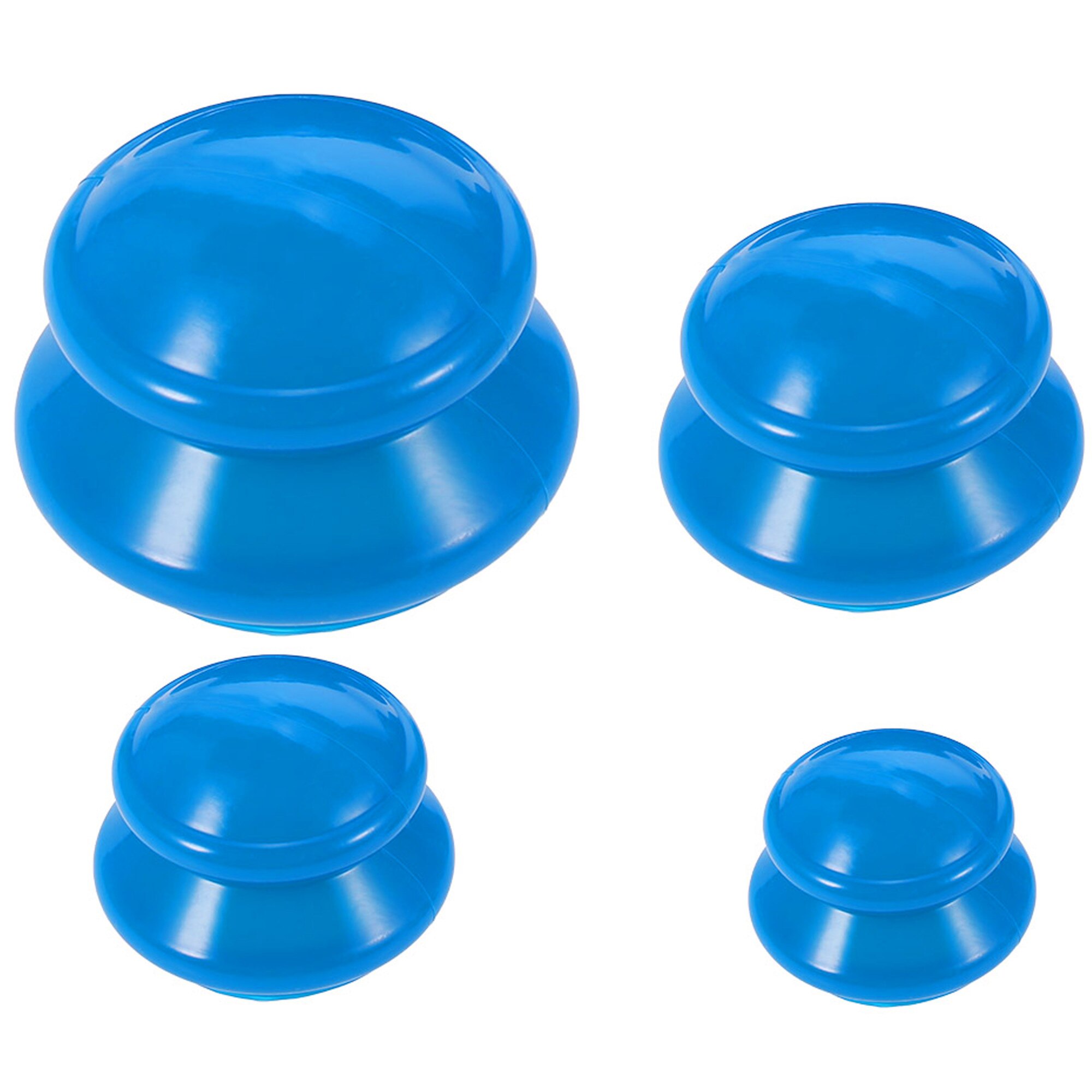 Set 4 Ventuze de Masaj din Silicon in 4 Dimensiuni Diferente pentru ...